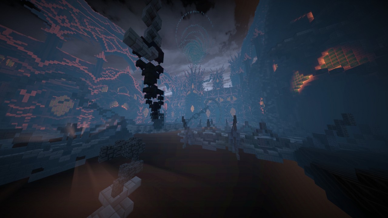 Dark Fantasy Hub Minecraft Map