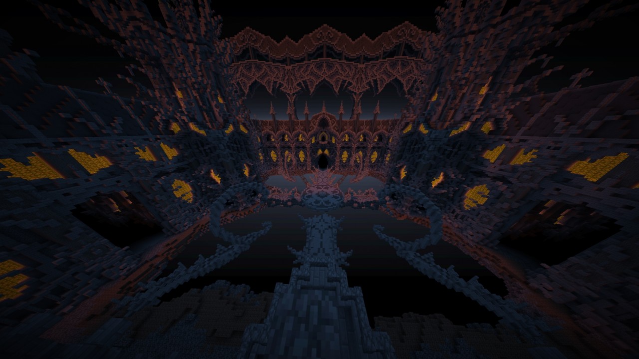 Dark Fantasy Hub Minecraft Map