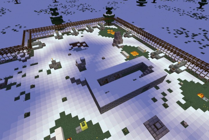 Epic Zombie Wave Survival! Minecraft Map