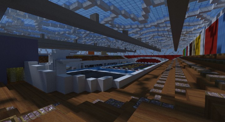 Beijing National Aquatics Center (1:1 Scale) Minecraft Map