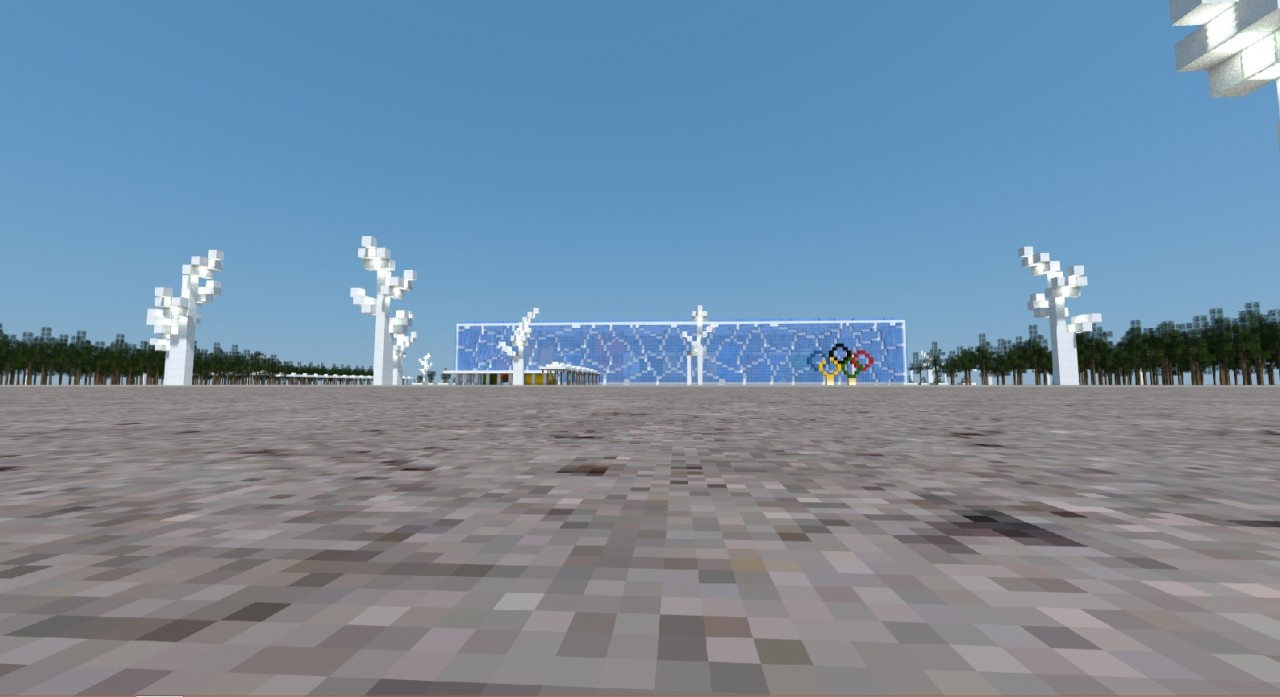 Beijing National Aquatics Center (1:1 Scale) Minecraft Map