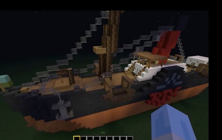 Paddlewheel Steamer Minecraft Map