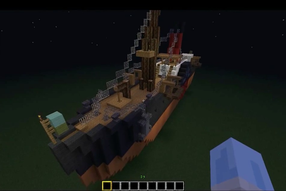 Paddlewheel Steamer Minecraft Map