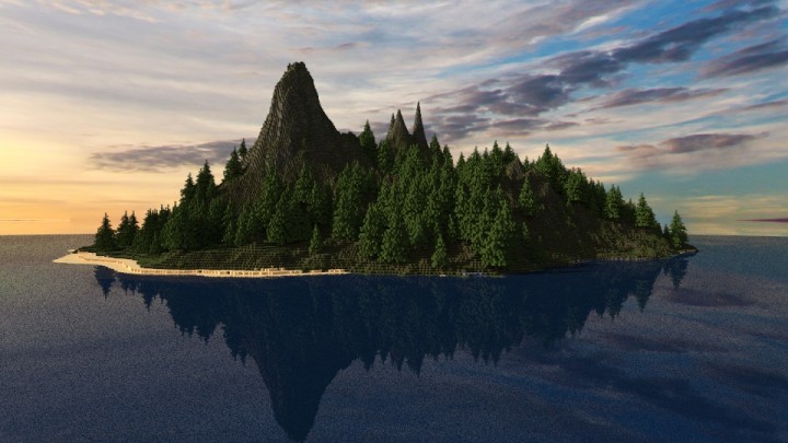 Salt Rock island! (Fantasy Island) Minecraft Map