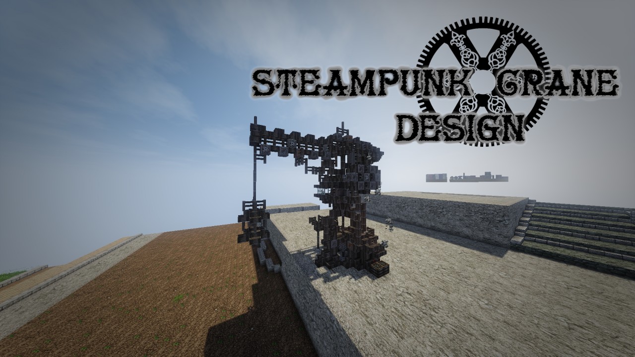 Steampunk crane Minecraft Map