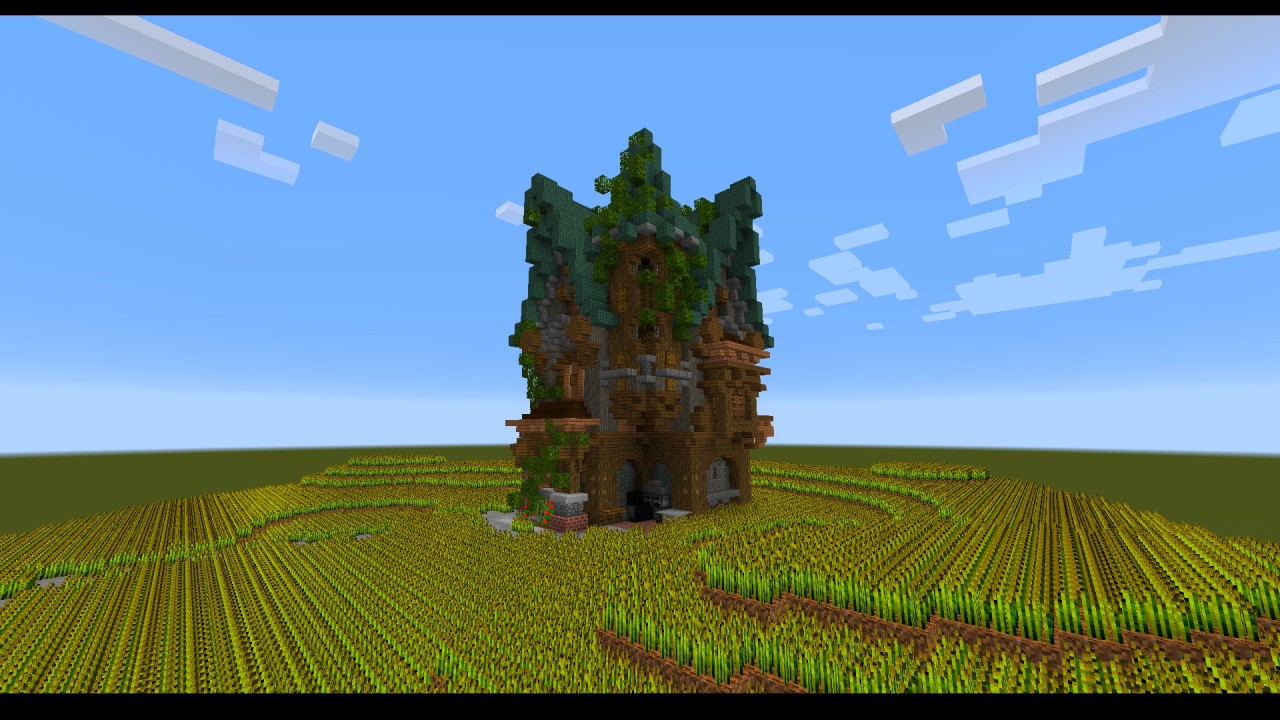 Medieval Fantasy farm house Minecraft Map