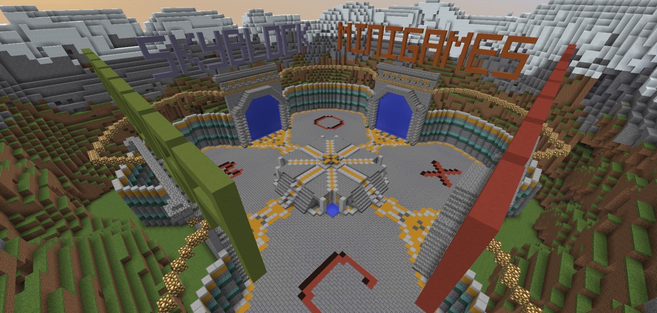 Hub / Spawn for server Minecraft Map