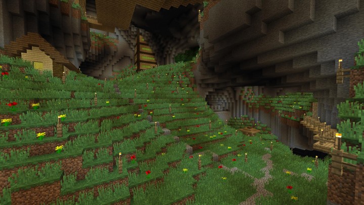 Underground World Minecraft Map
