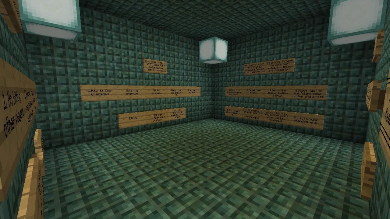 Grenade Spleef! Minecraft Map