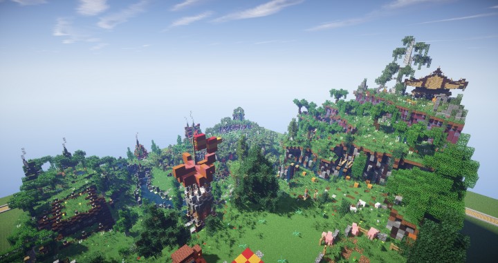 Hidden Lands 100% Minecraft Map