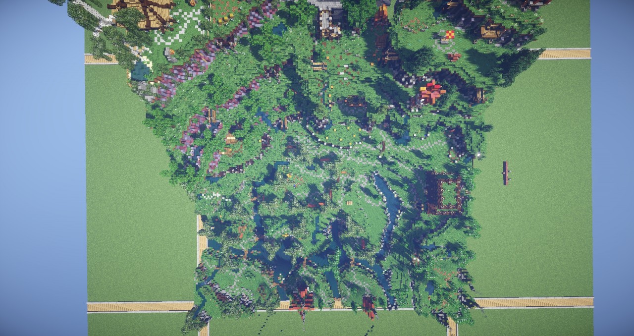 Hidden Lands 100% Minecraft Map