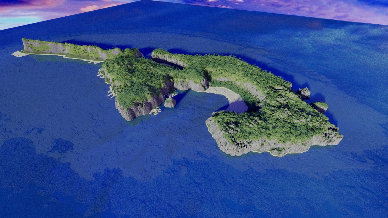 Maya Bay Minecraft Map