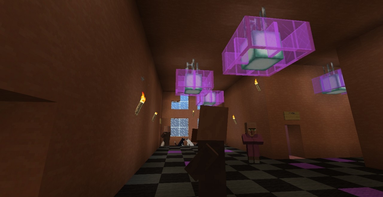 Mesa Library/Villager Sanctuary Minecraft Map