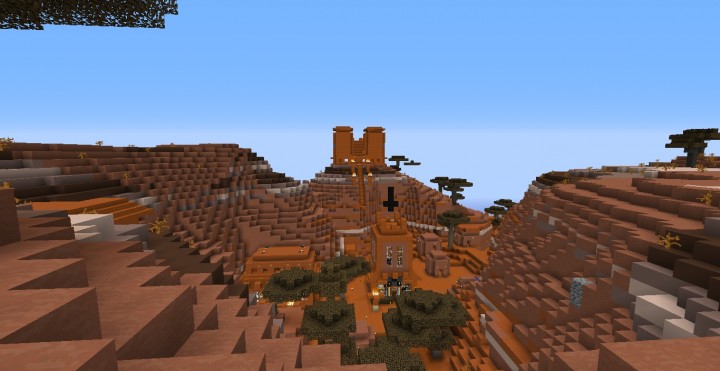 Mesa Temple Minecraft Map