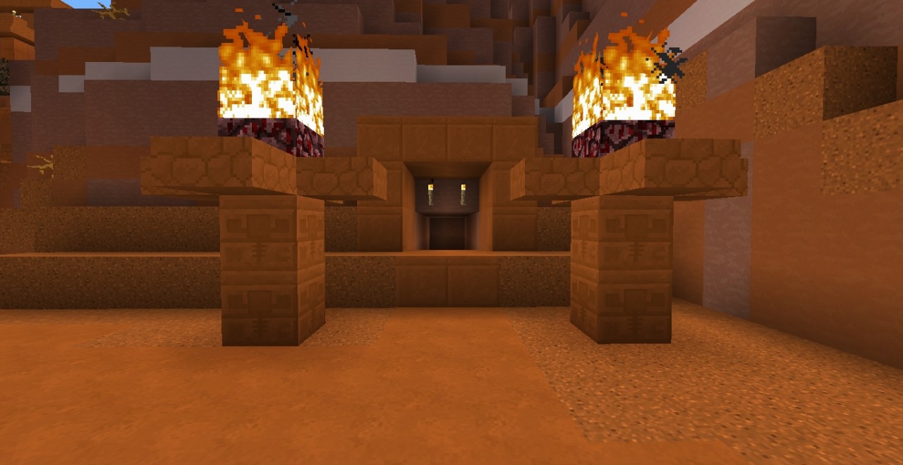 Mesa Temple Minecraft Map