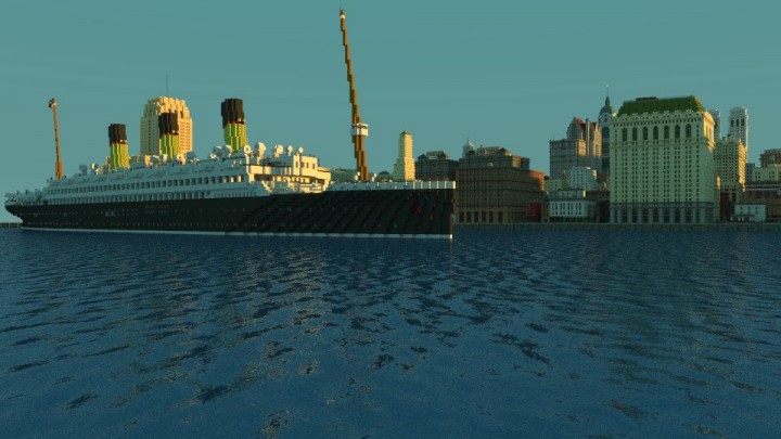 German ocean liner "Rheinland" Minecraft Map