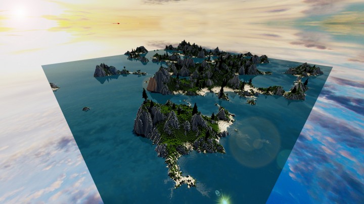 [VI] Pacific Islands - Custom Terrain (Mountains, Ocean, Islands, Trees ...