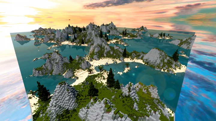 [VI] Pacific Islands - Custom Terrain (Mountains, Ocean, Islands, Trees ...