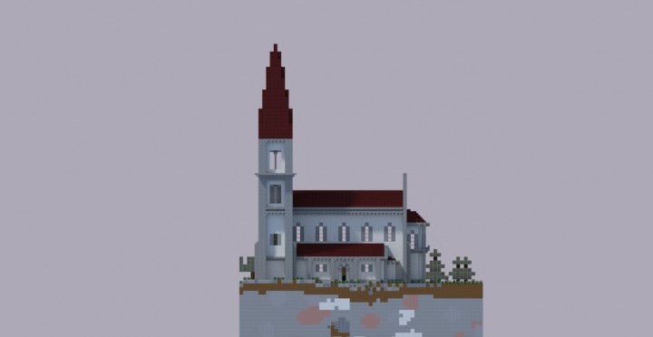 Hungarian romanesque church Minecraft Map