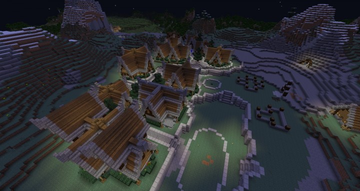 Nordic Village Minecraft Map