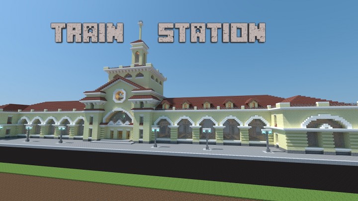 Train Station Minecraft Map