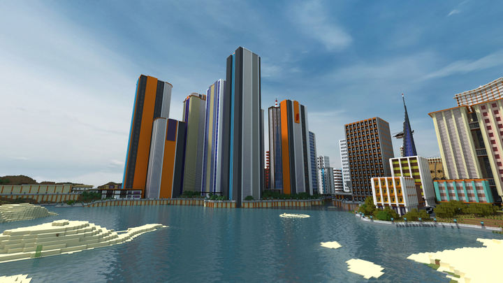 Matt's MineCity - Massive Modern City Minecraft Map