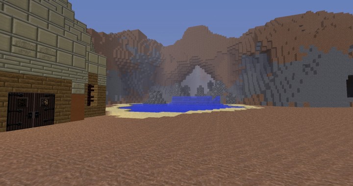 Bridge of Eldin and some of the Eldin Provence Minecraft Map