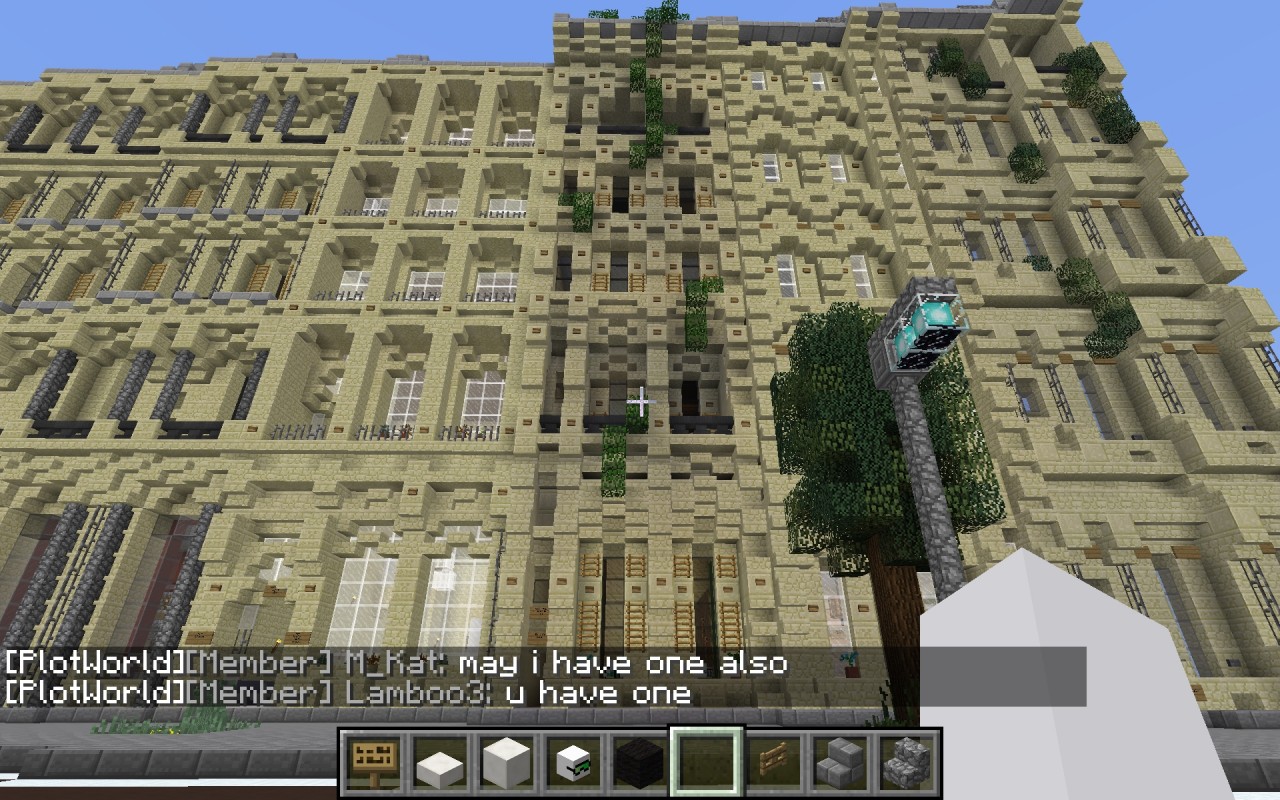 French townhouses Minecraft Map