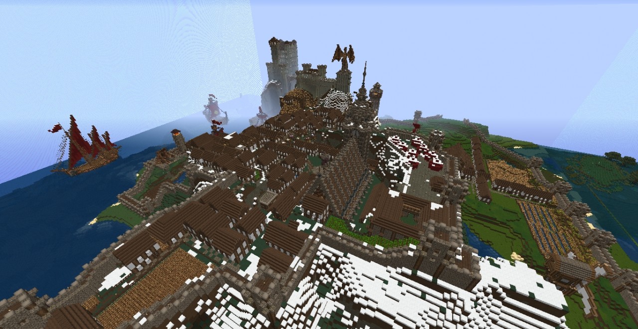medieval city Minecraft Map