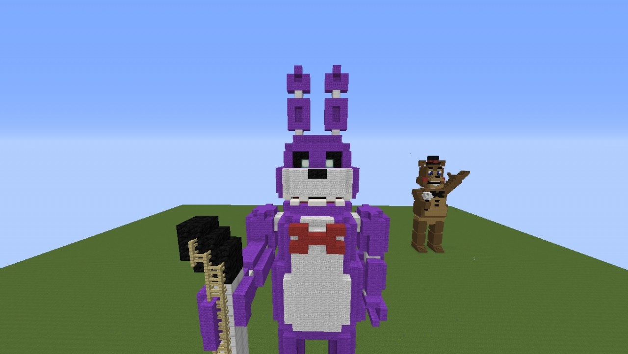 Bonnie Bunny FNaF Statue Minecraft Map