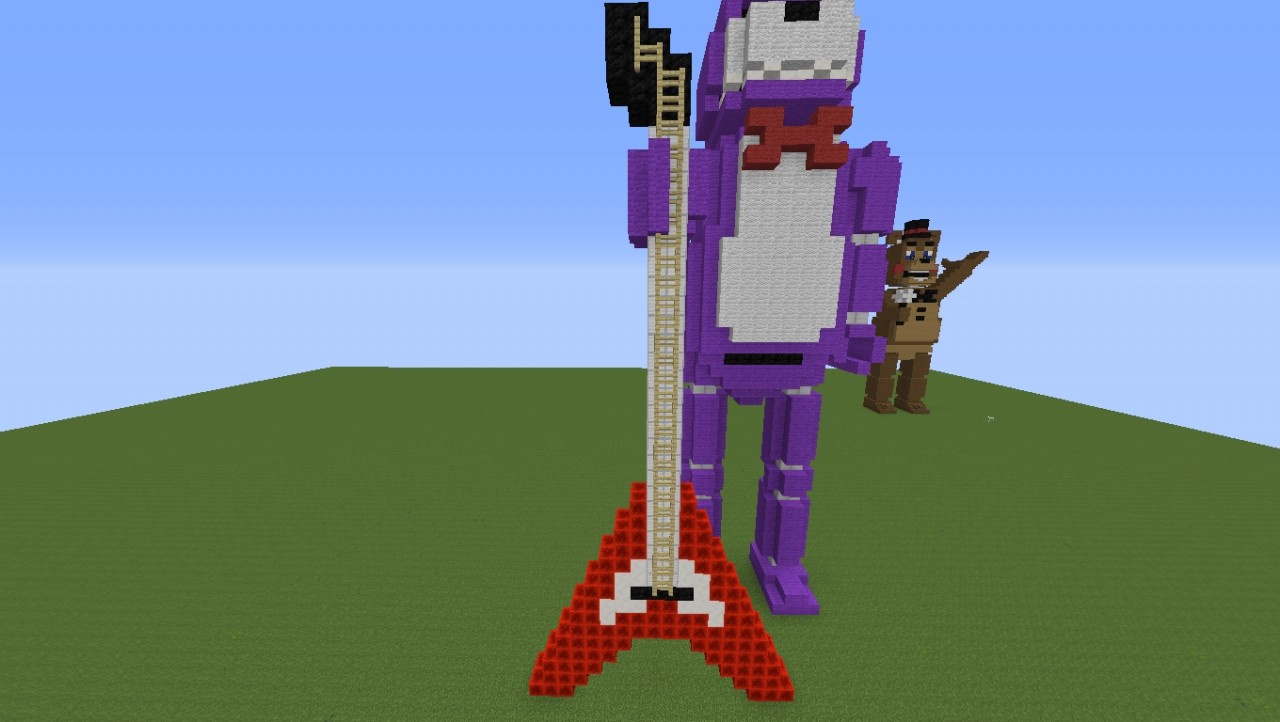 Bonnie Bunny FNaF Statue Minecraft Map