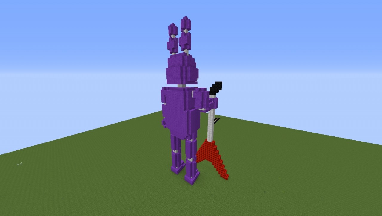 Bonnie Bunny FNaF Statue Minecraft Map
