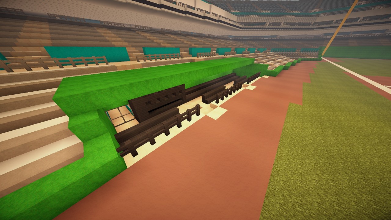 Full Scale Major League Baseball Stadium Minecraft Map