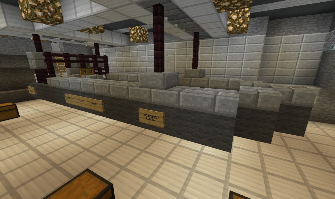 IRS Aeneas (Modern Roman Littoral Combat Ship) Minecraft Map