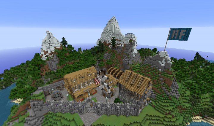 Server Town Spawn Minecraft Map