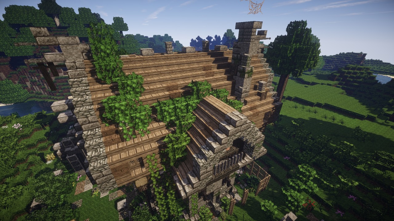 Medieval Watermill Minecraft Map