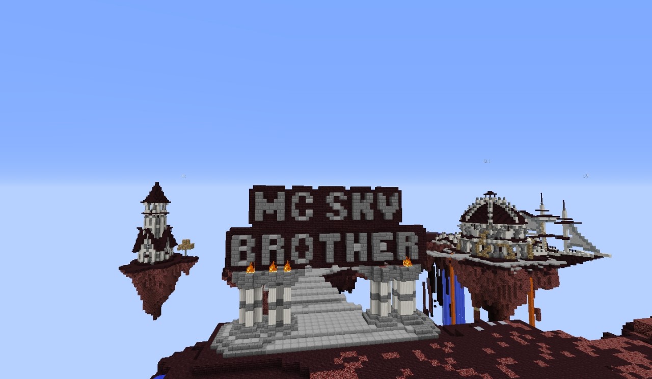 Server Hub Mc Sky Brothers Minecraft Map
