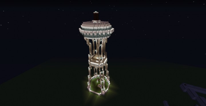 Seatle Tower (The Space Needle) [1.8] Minecraft Map