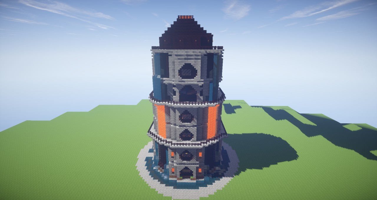 Medieval Elemental Tower - Minecraft Build Minecraft Map