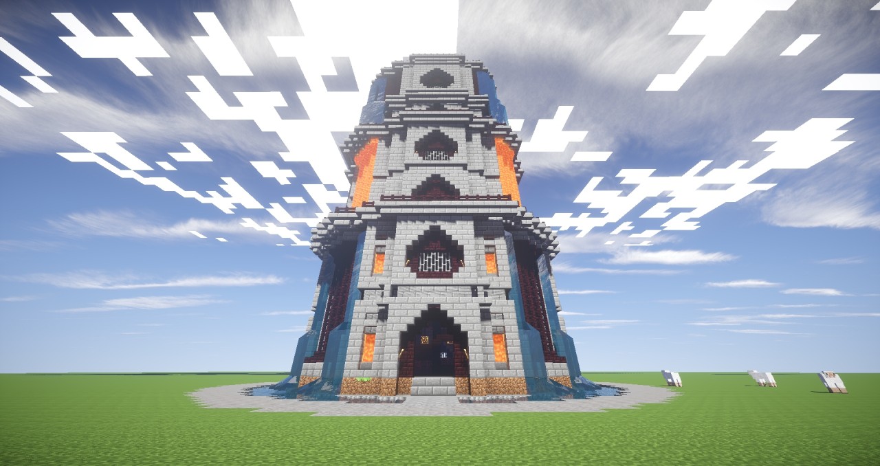 Medieval Elemental Tower - Minecraft Build Minecraft Map