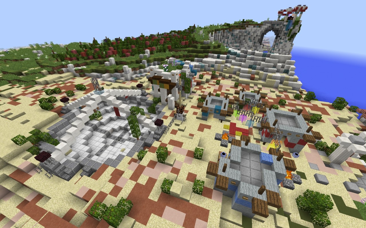 Morningstar - Small town with island Minecraft Map