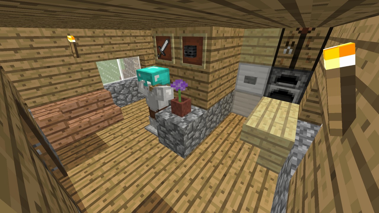 Medieval Pond House Minecraft Map