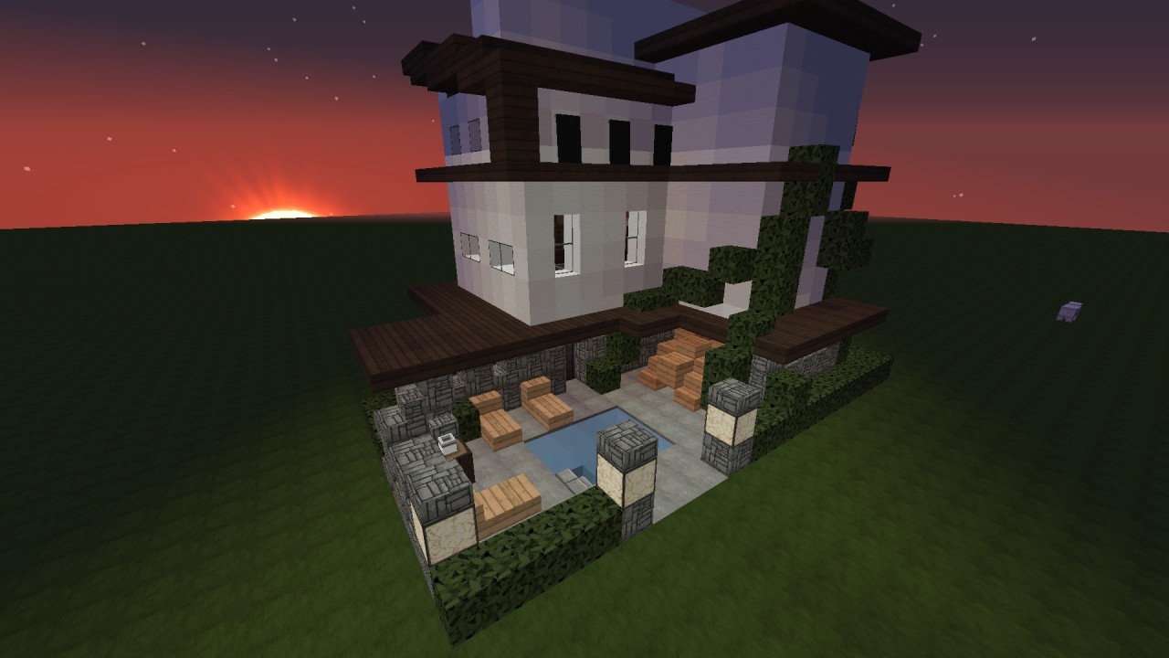 Fancy Modern Home Minecraft Map