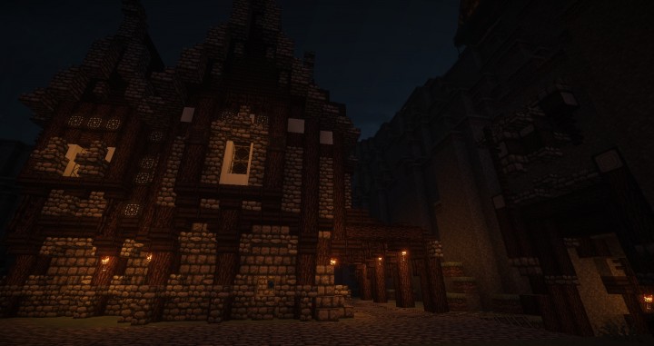 Medieval Miner's Hub Minecraft Map