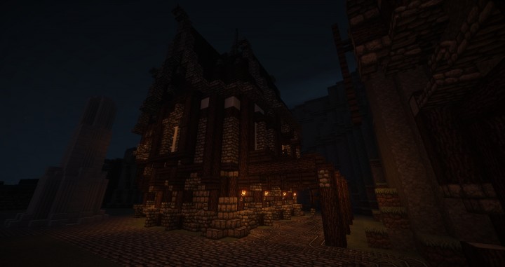 Medieval Miner's Hub Minecraft Map