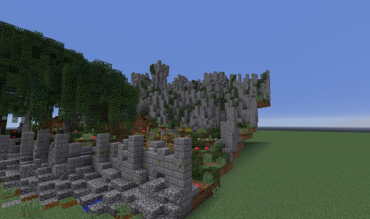 Overgrown castle Minecraft Map