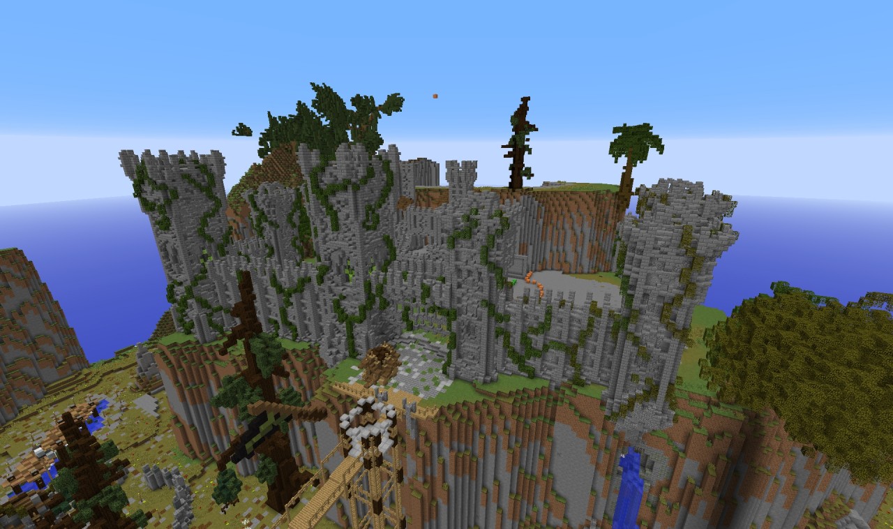 --Sneak peak of my castle-- Minecraft Map