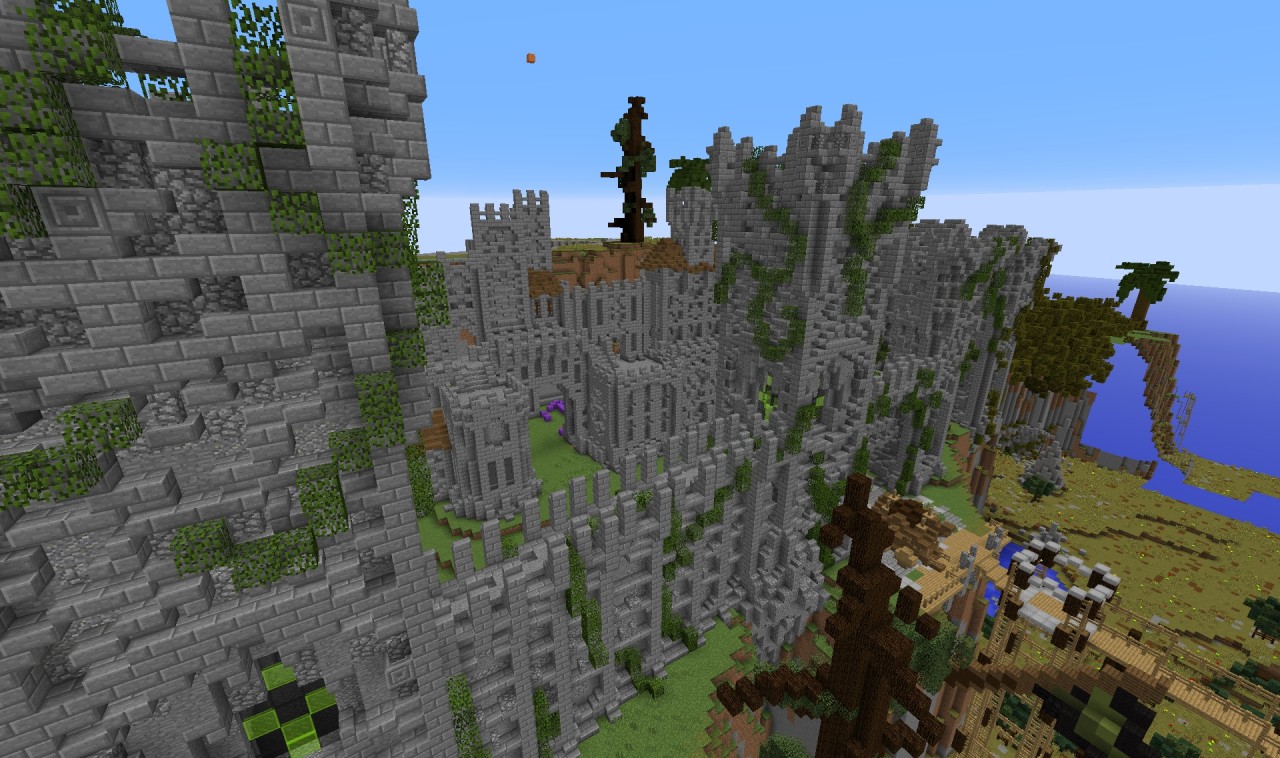 --Sneak peak of my castle-- Minecraft Map