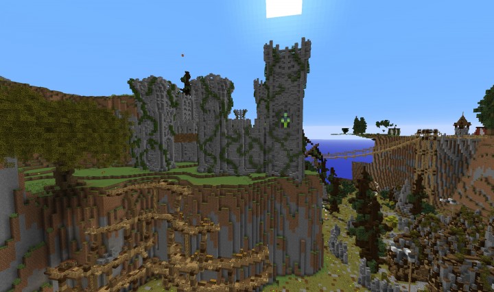 --Sneak peak of my castle-- Minecraft Map