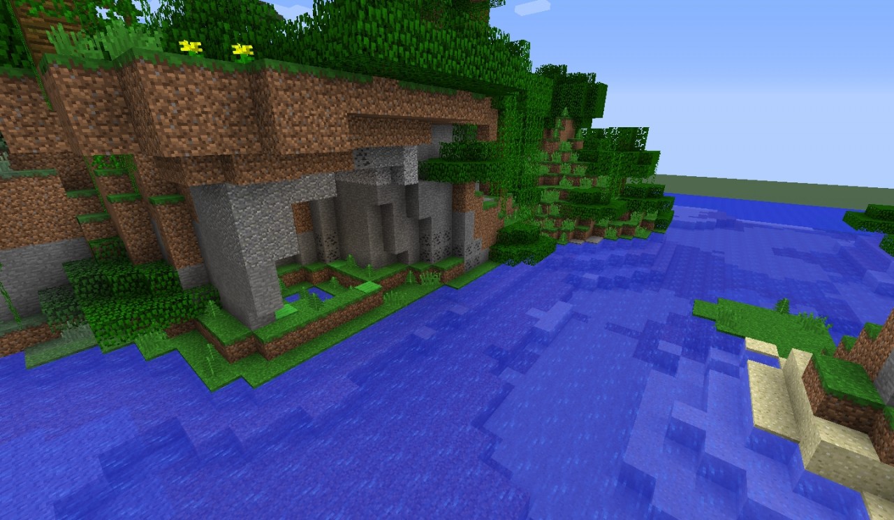 Maya/Aztec temple and village Minecraft Map